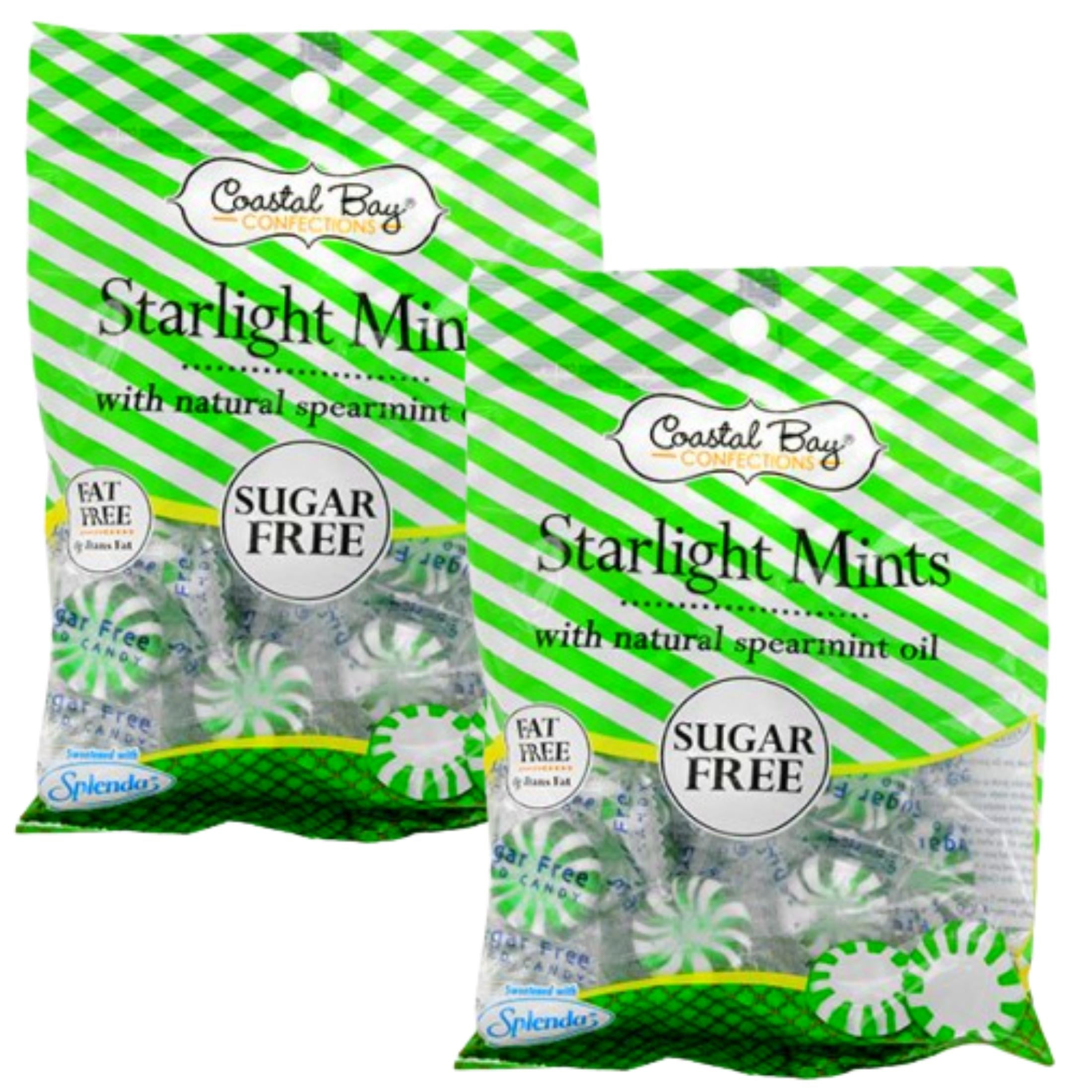 Hard Candy Starlight Mints with Natural Spearmint Oil 2.75Oz Sugar-Free ...