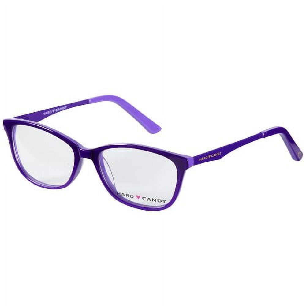 Hard Candy Womens Rxable Eyeglasses Hc42 Purp Purple 52 16 135 With Case