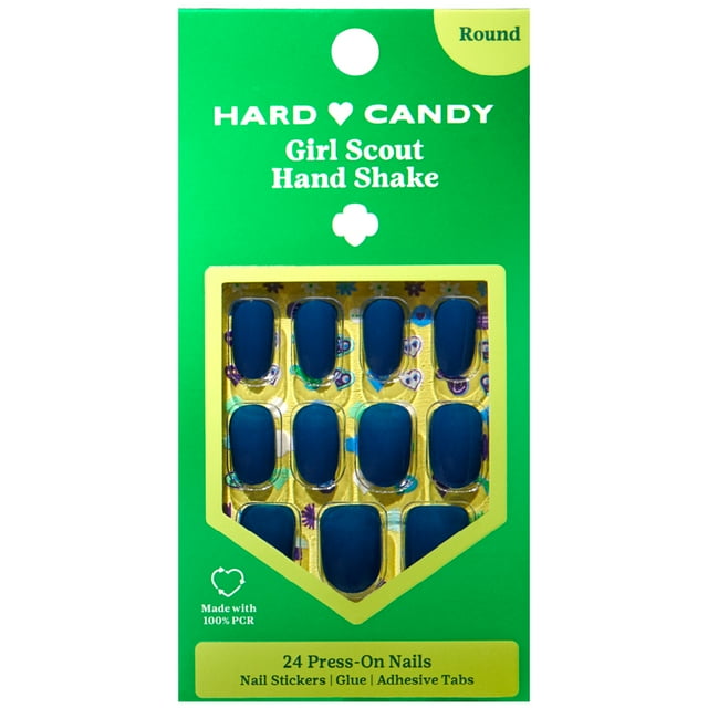 Hard Candy x Girl Scout Hand Shake Press On Nails + Sticker Kit, Gel ...