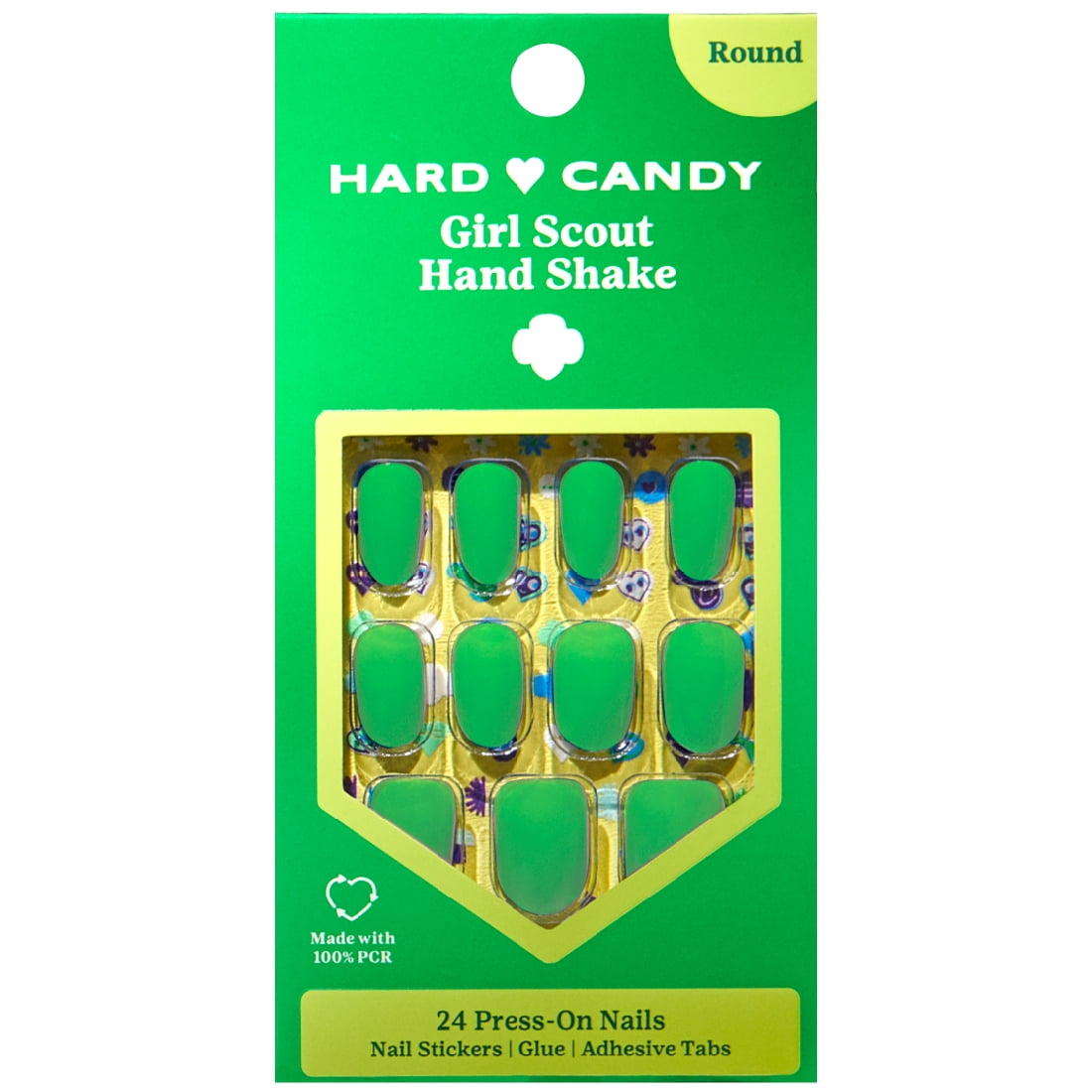 Hard Candy x Girl Scout Hand Shake Press On Nails + Sticker Kit, Gel ...