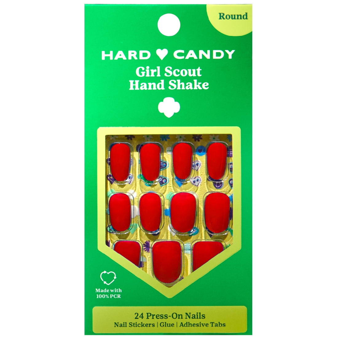 Hard Candy x Girl Scout Hand Shake Press On Nails + Sticker Kit, Gel ...