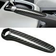 Hard Carbon Fiber Interior Hand Brake Cover Kit For Honda for Civic 9th ...