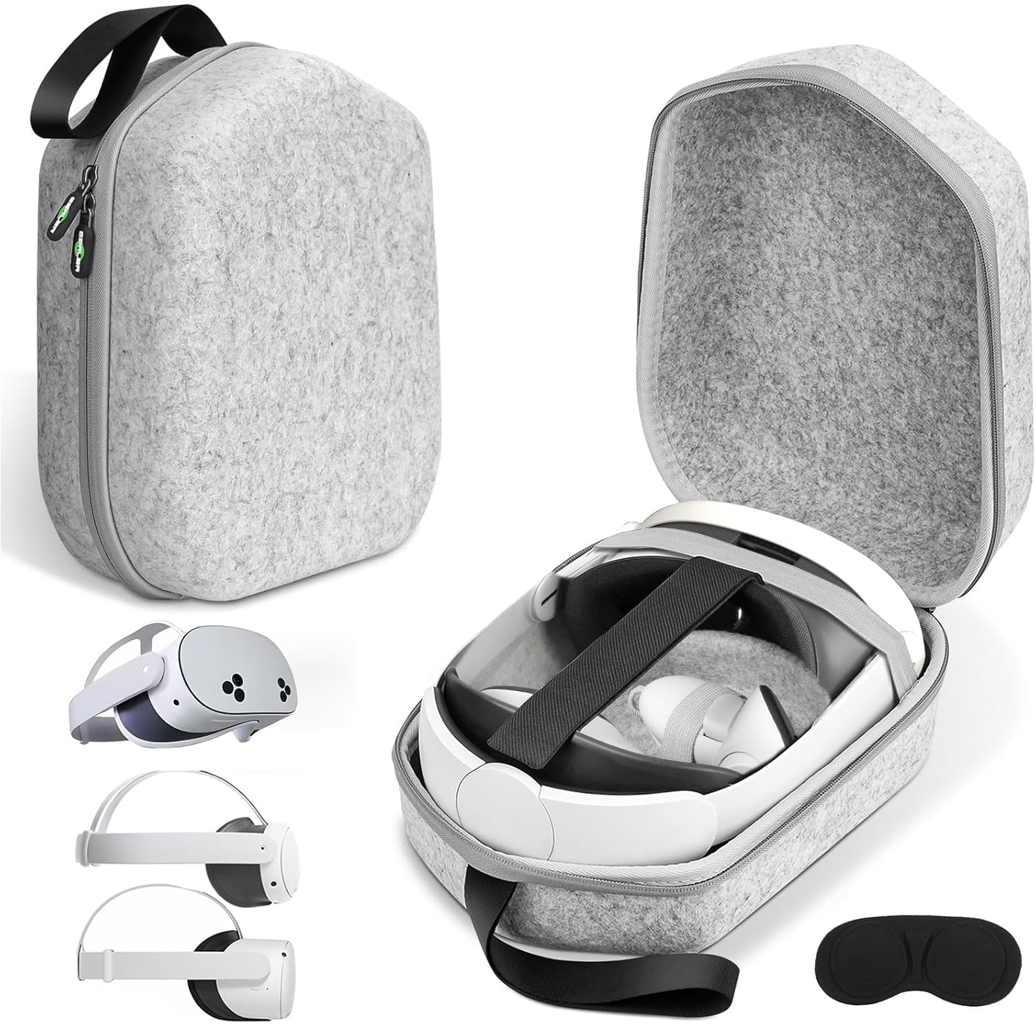 Hard Carrying Case Compatible with Meta Quest 3S/Quest 3/Oculus Quest 2 ...