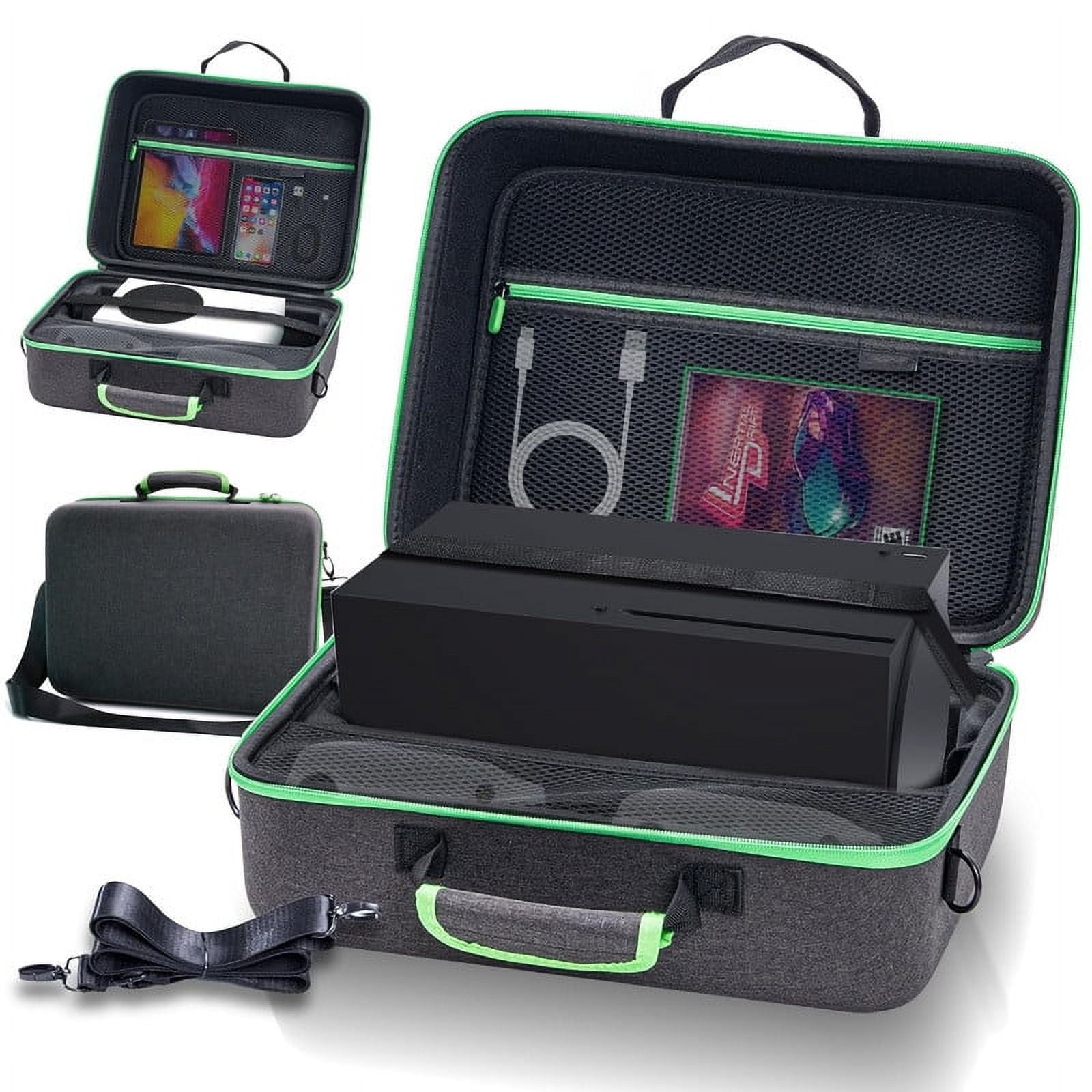 Hard Carrying Case for Xbox Series X/S, Protective Travel Bag Storage ...