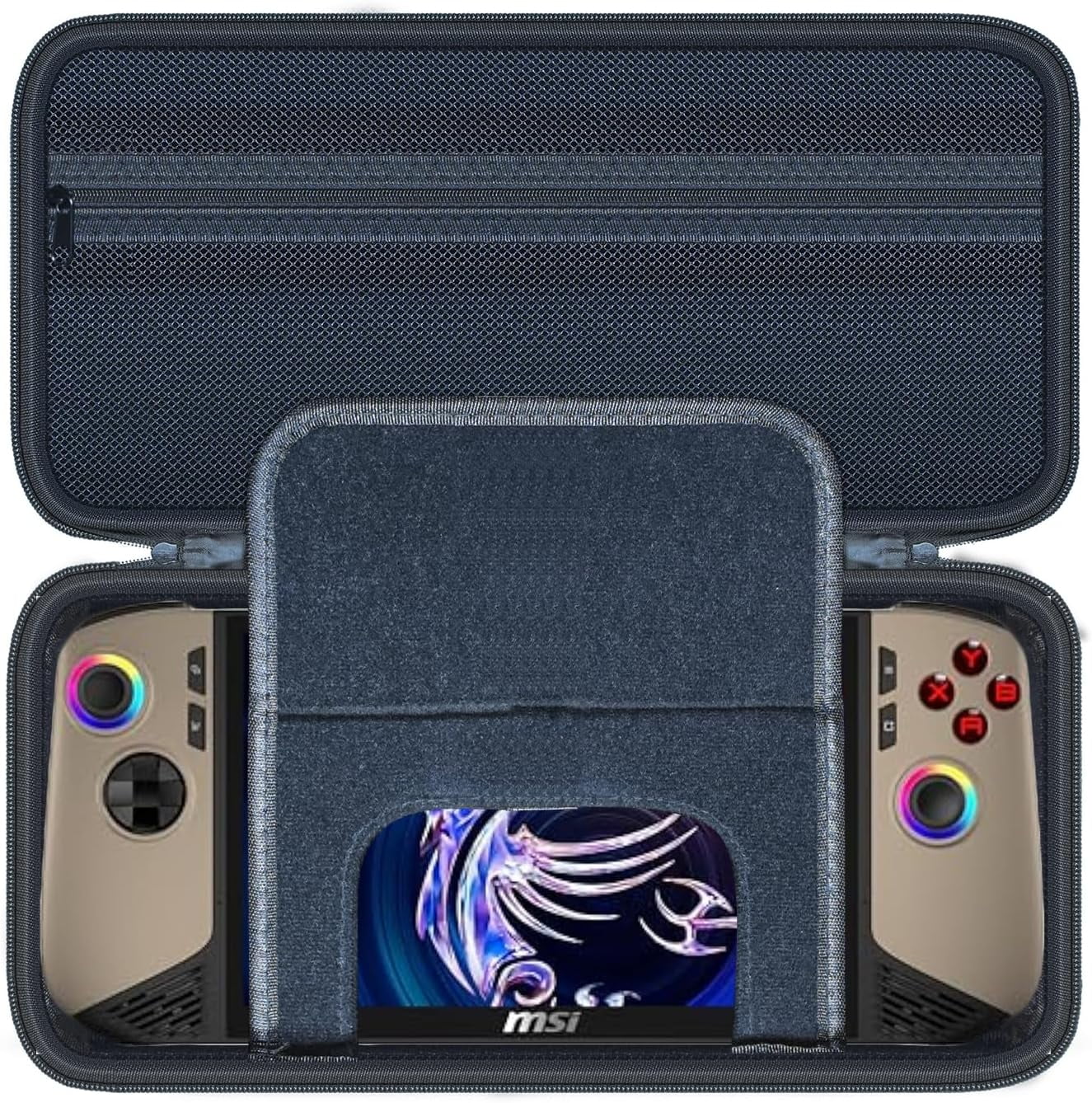 Hard Case for MSI Claw 8 AI+ / Lenovo Legion Go S Gaming Console, Black ...