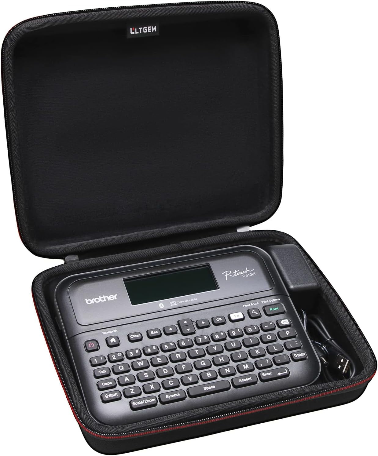 Portable Hard Case for Brother P-Touch PT-D610BT, PT-D410, PTD600, PT ...