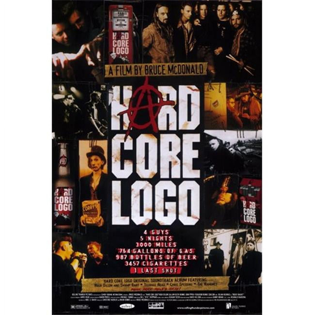 Hard Core Logo Movie Poster - 11 x 17 in. - Walmart.com