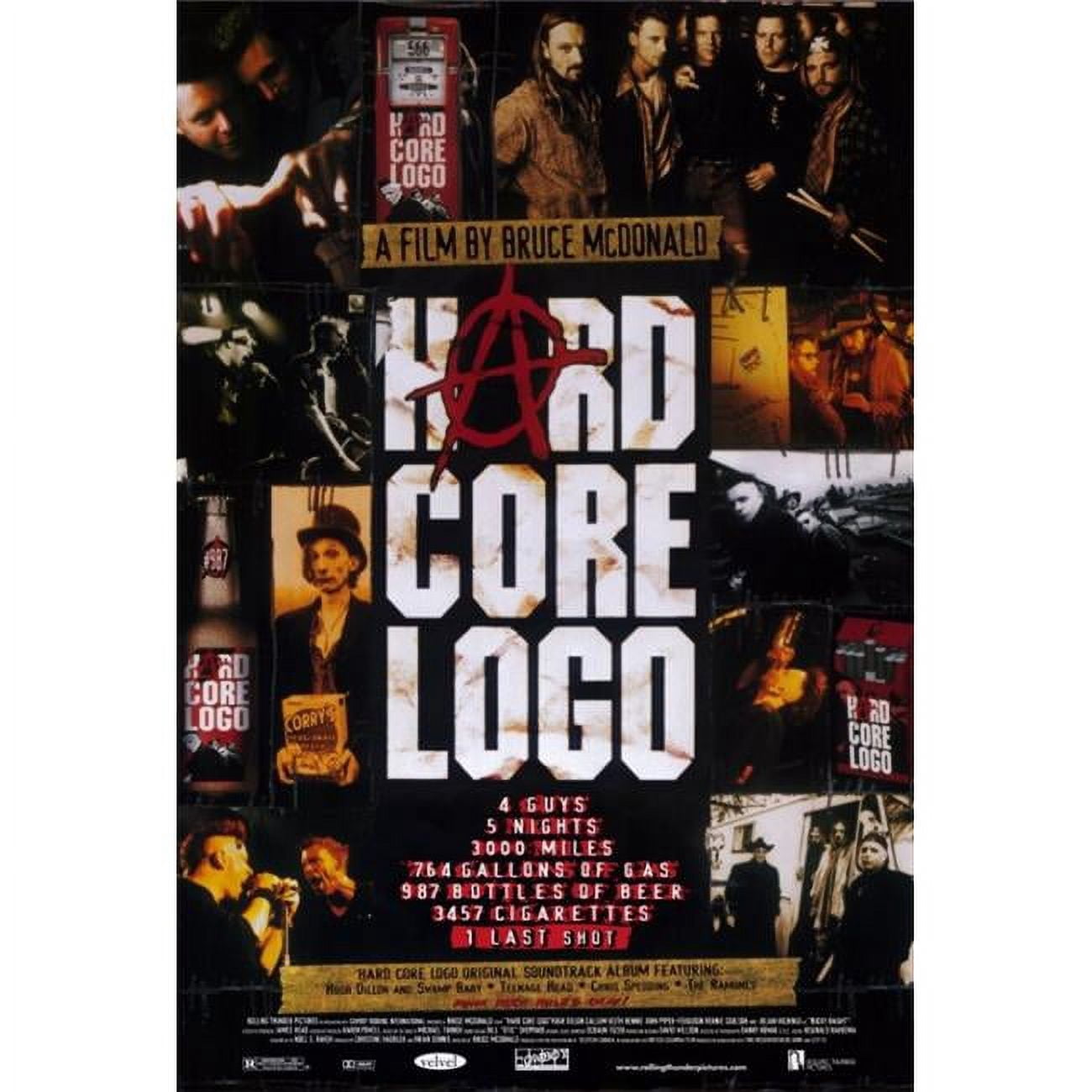 Hard Core Logo Movie Poster - 27 x 40 in. - Walmart.com