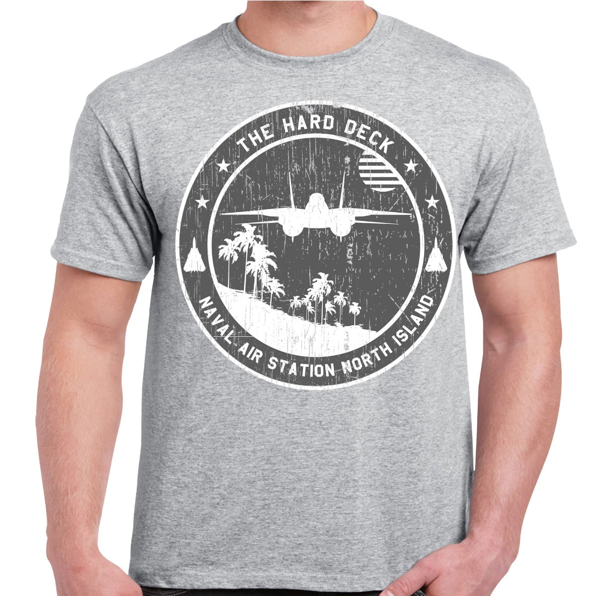 Hard Deck Bar North Shore F-14 Distressed Shirt-5XL - Walmart.com