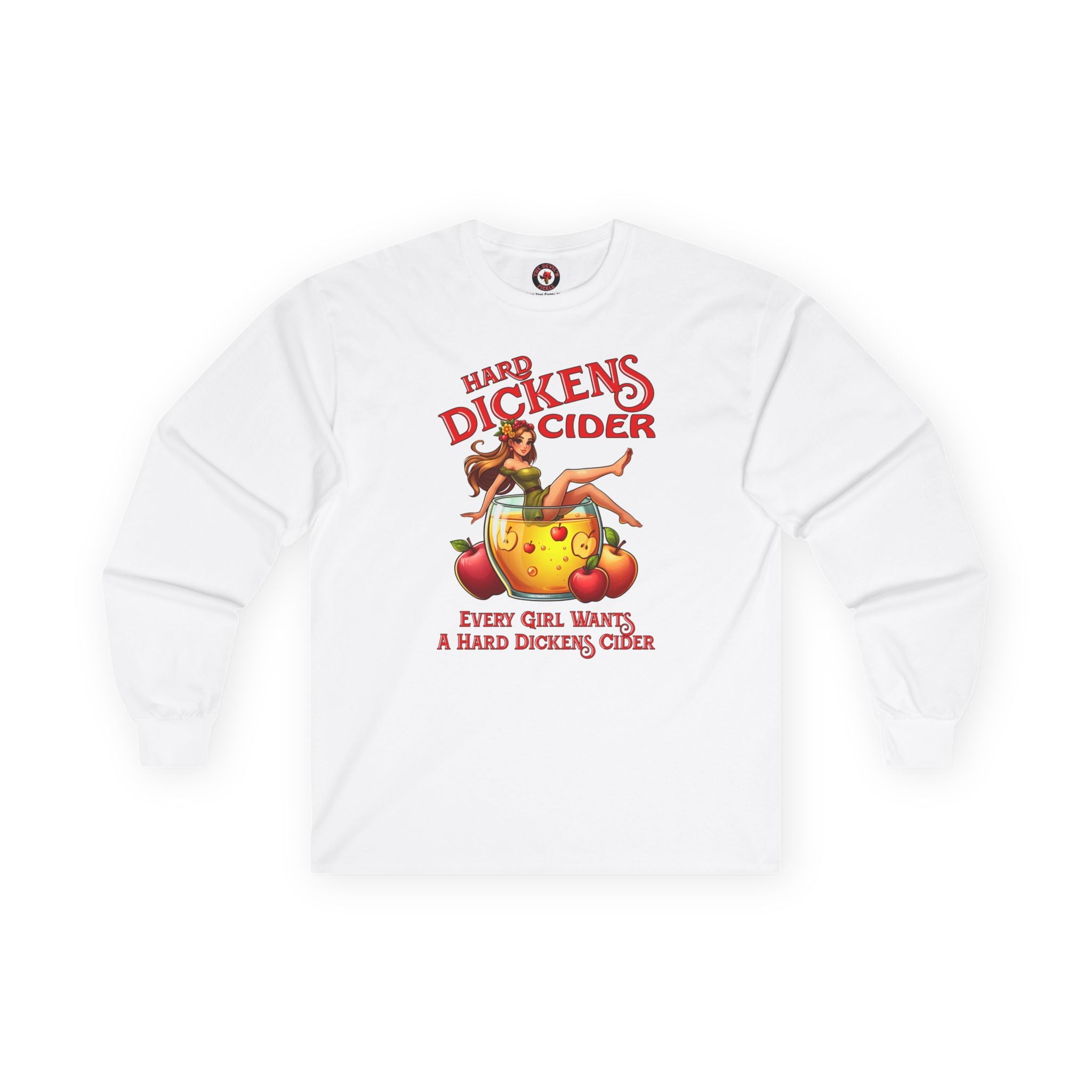 Hard Dickens Cider Long Sleeve Tee - Walmart.com