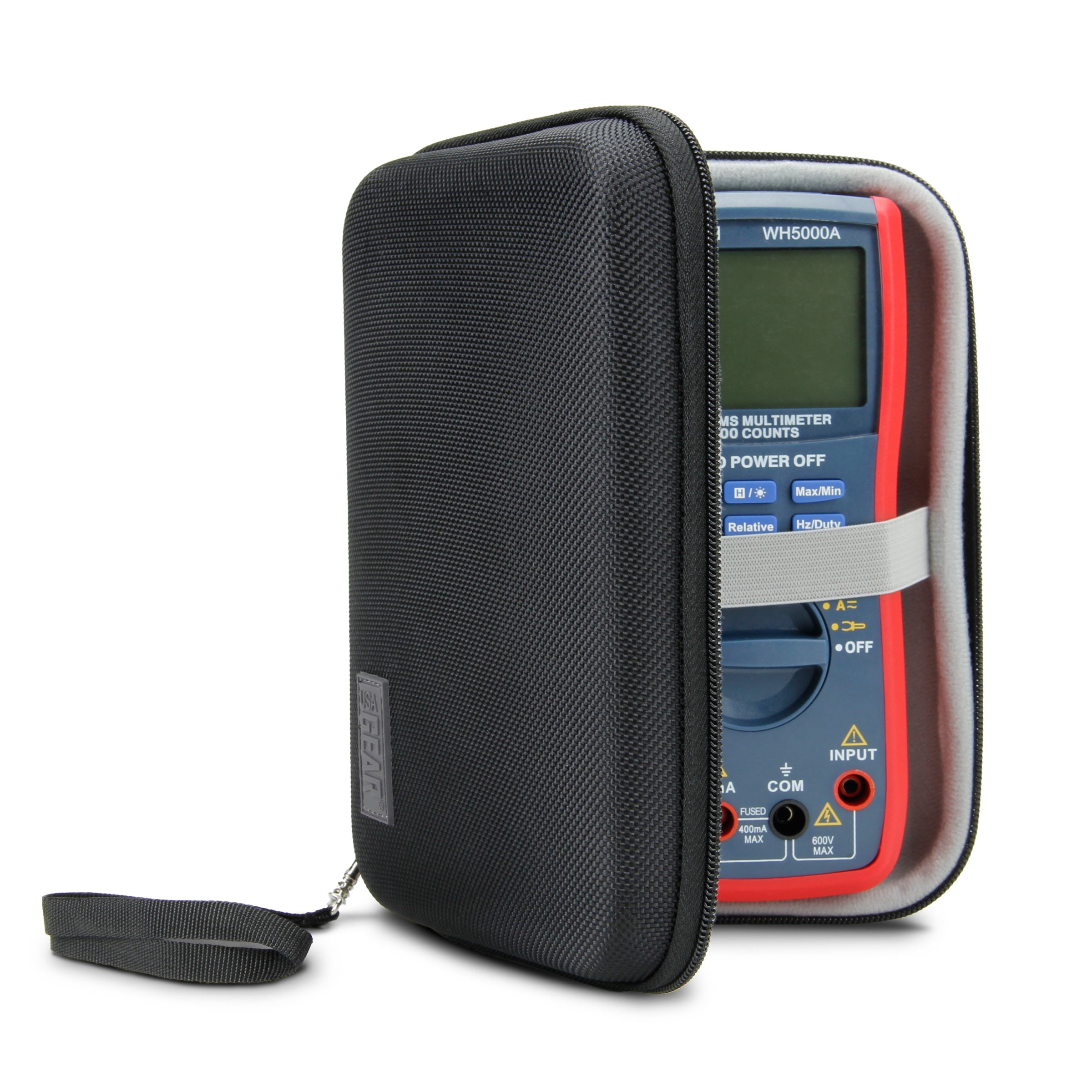 Hard Digital Multimeter Carrying Case with Storage for Leads & Probes ...