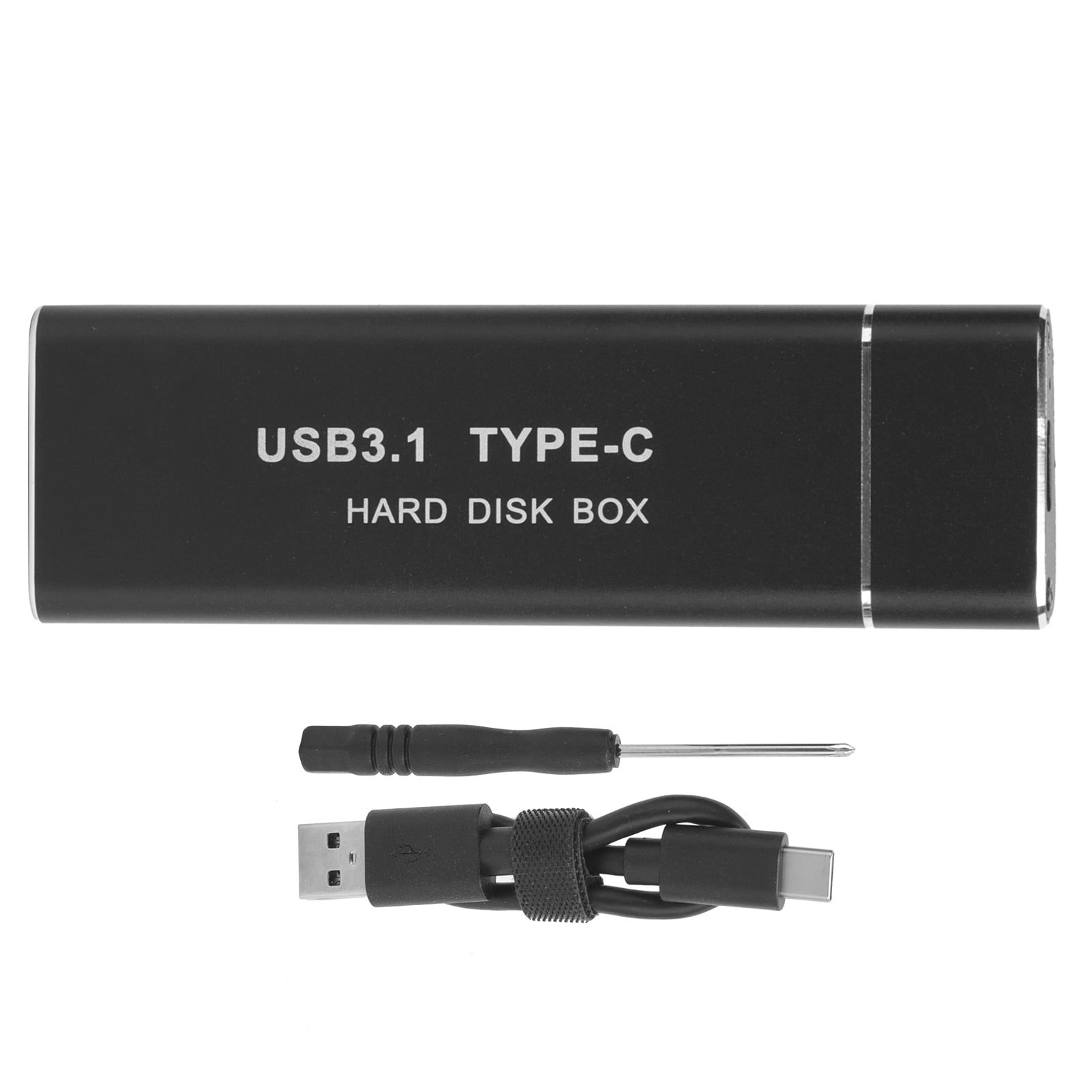 Hard Disk Box M.2 NGFF to USB3.1 Aluminum Alloy Solid State TypeC ...