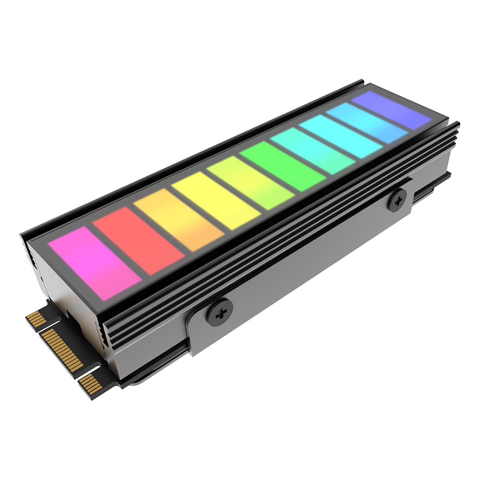 Hard Disk Cooler ARGB Sync M.2 SSD Heatsink with Thermal Silicone Pad ...