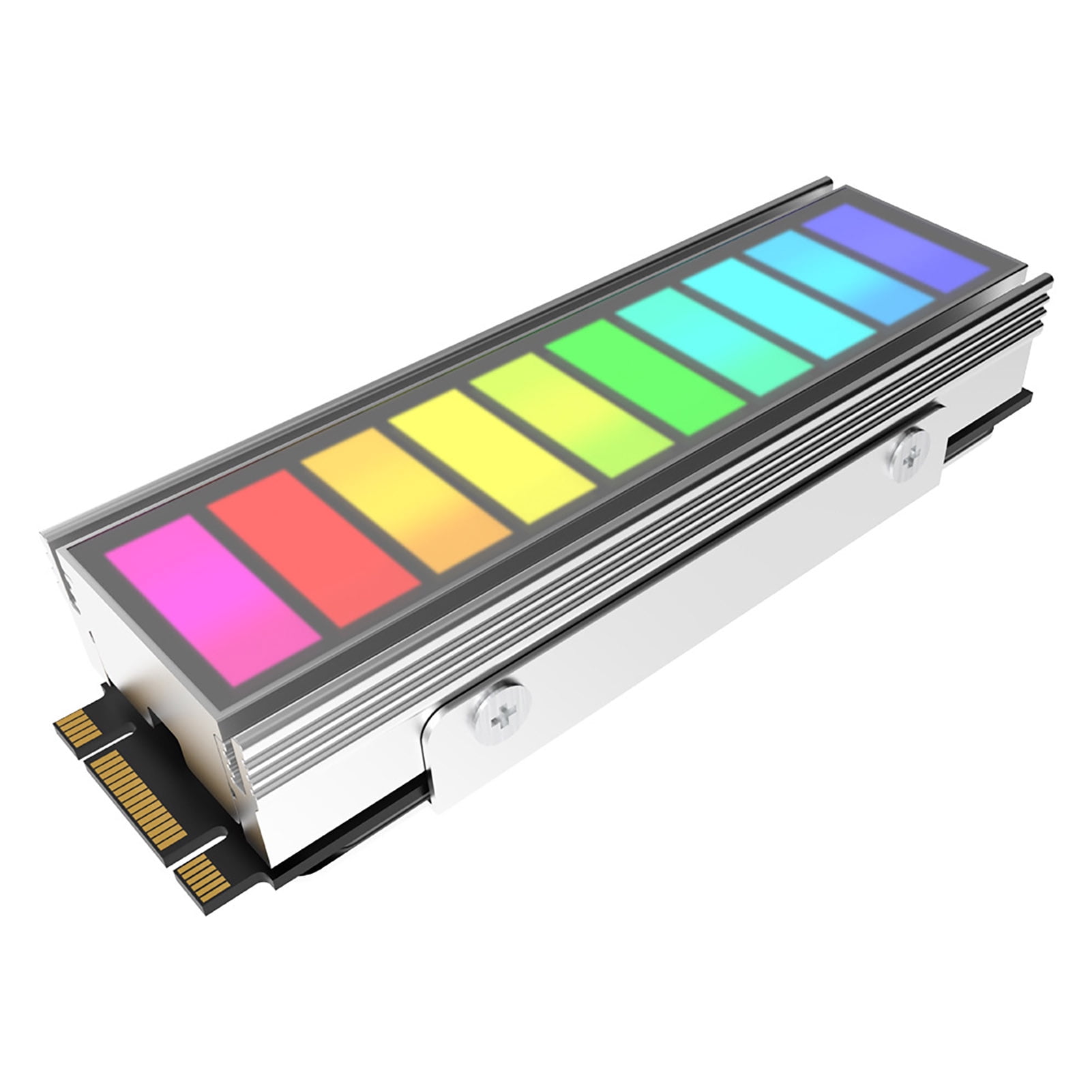 Hard Disk Cooler ARGB Sync M.2 SSD Heatsink with Thermal Silicone Pad ...