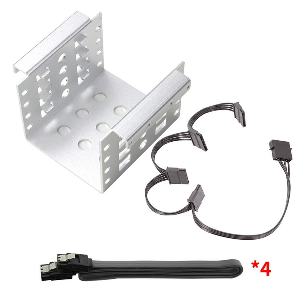 Hard Drive Conversion Mount for PC Cases, Floppy Bay Adapter, SATA Data ...