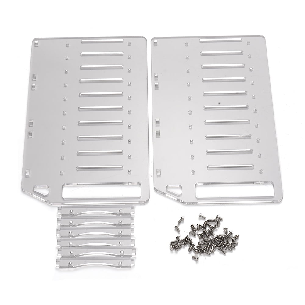 Hard Drive Rack Hard Drive Bracket Enclosure 4/6/8/10 Bay Acrylic DIY ...