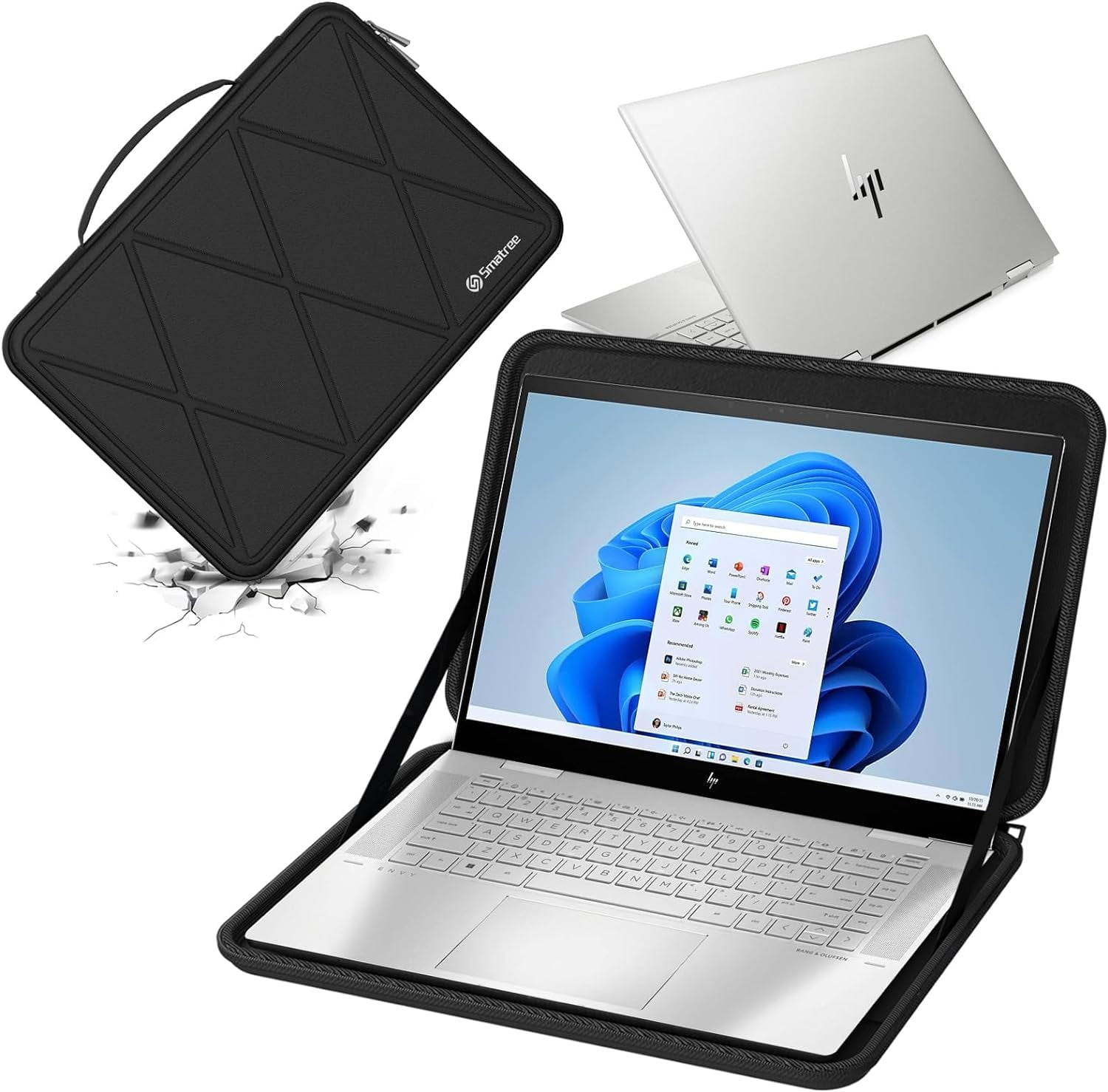 Hard EVA Protective Sleeve Case Compatible for 15.6 inch HP Envy X360 ...