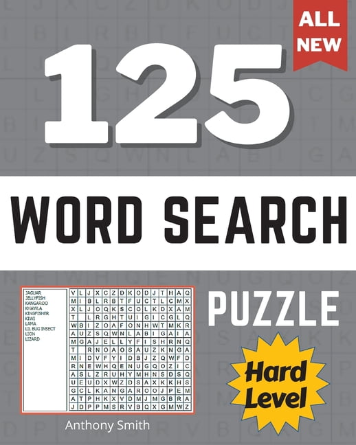 Hard Expert Level Word Search Puzzle (9 Letters Words): 125 Challenging ...