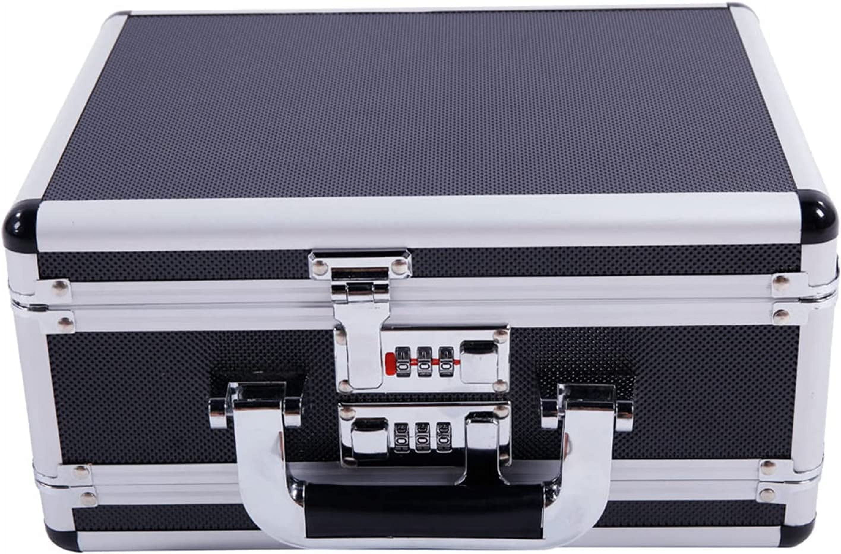 Hard Gun Case, Pistol Case, Aluminum New Framed Locking Gun Pistol ...
