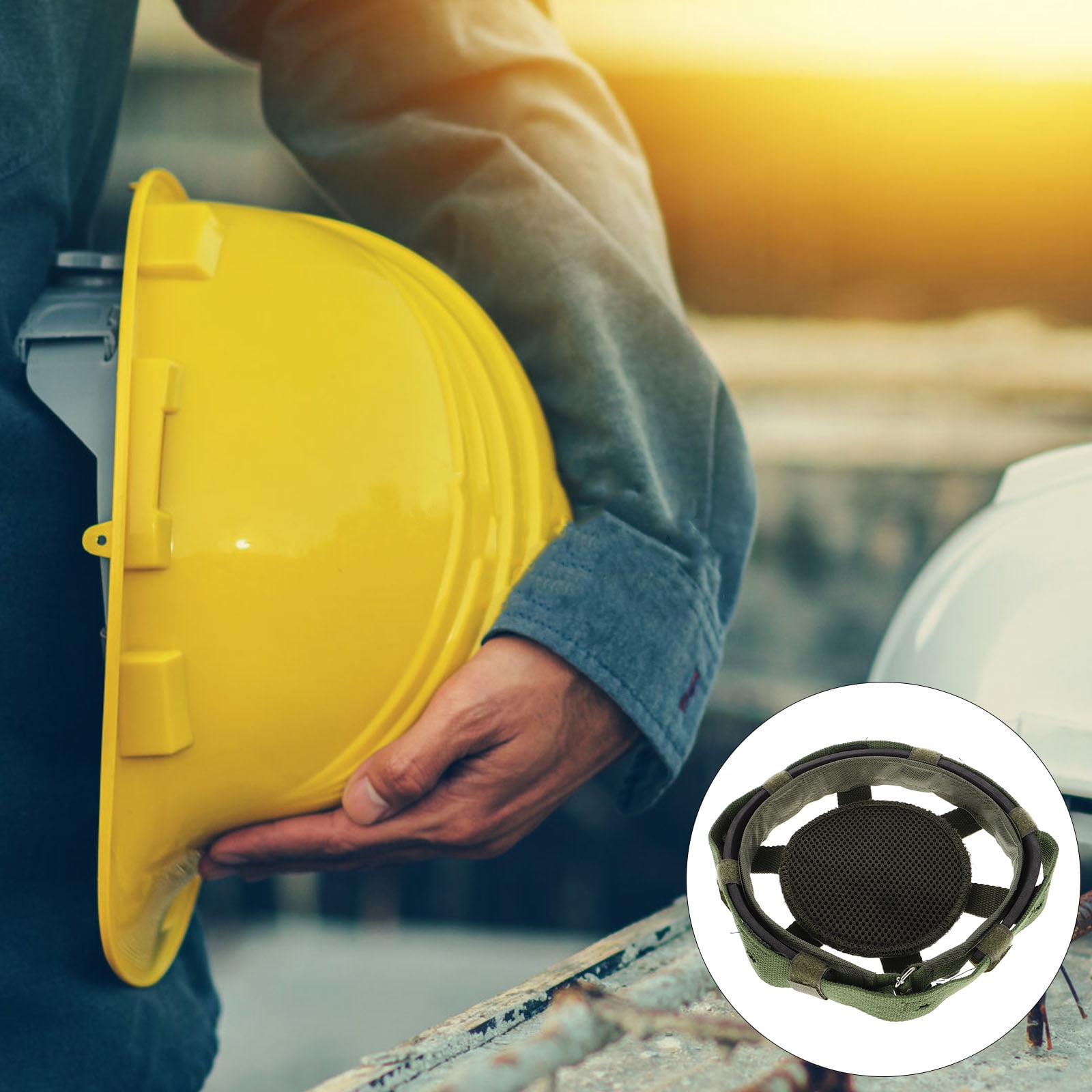 Hard Hat Replacement Suspension Helmet Liner Insert Head Protection ...