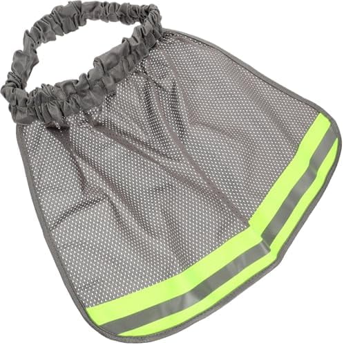 Hard Hat Sun Shade with Neck Cover Reflective Mesh Safety Cap for ...