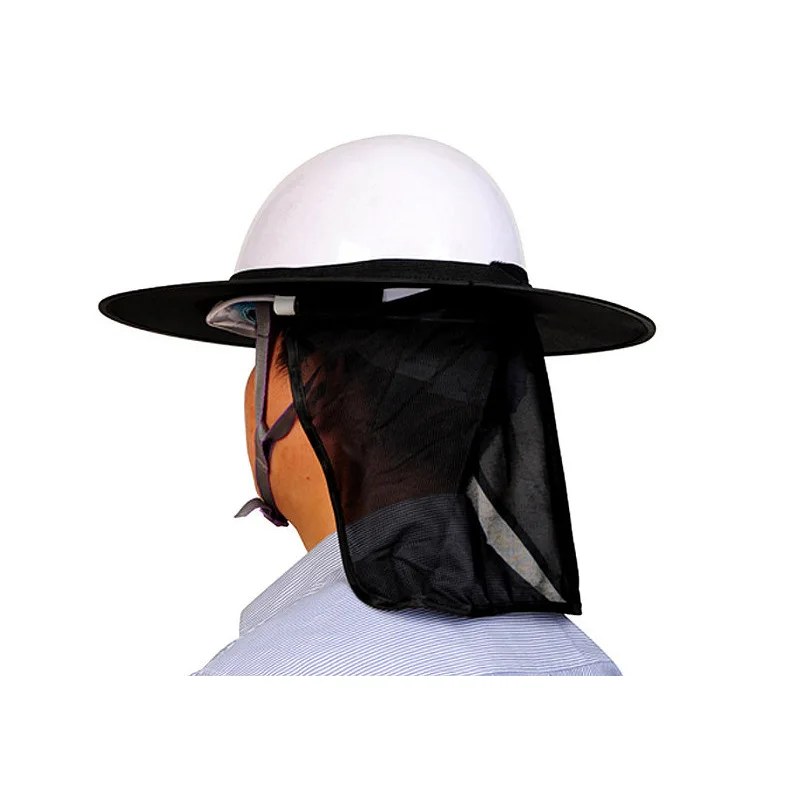 Hard Hat Sun Shield, Full Mesh Neck Sun Shade Protector High Visibility ...