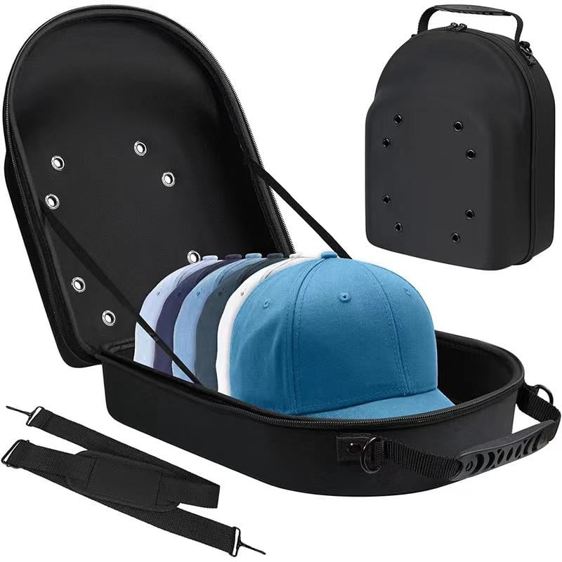 Hard Hat Travel Case – Storage for Baseball Caps with Carrying Handle ...
