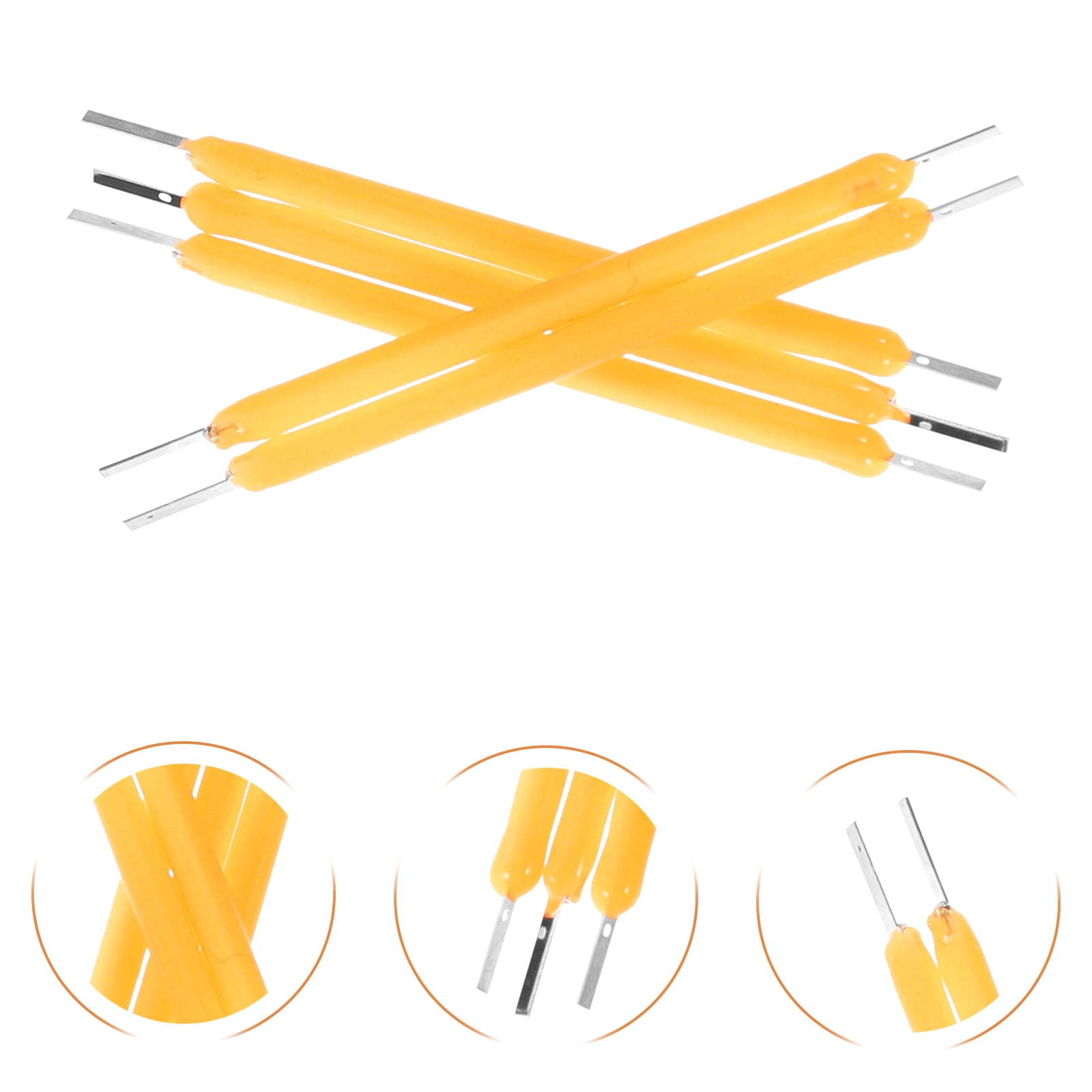 NUOLUX Led Lamp Parts 100Pcs 1.6x0.08x0.08In - Walmart.com