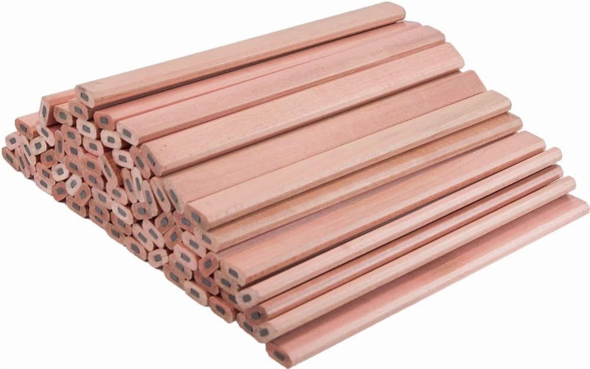 Hard Lead Carpenter Pencils - (72) Pieces Lumber Wooden Pencil #2 (HB ...