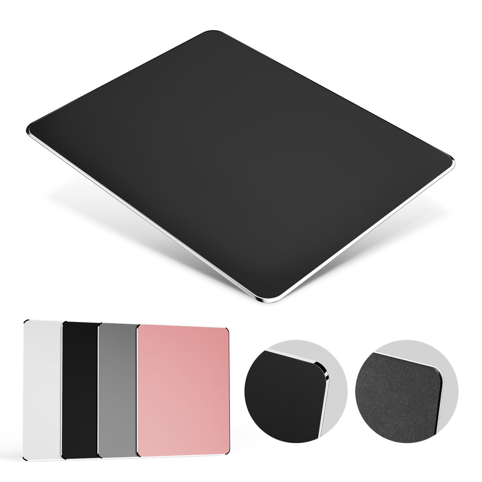 Mouse Pad Hard Metal for Desk, Aluminum Solid for Magic Mouse and ...