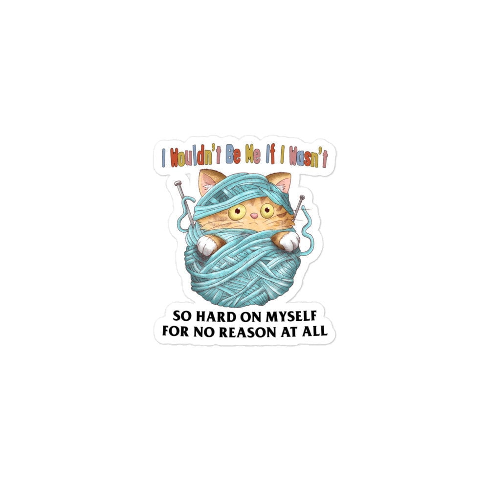 Hard On Myself Bubble-free stickers vinyl decal cute sticker aesthetic ...