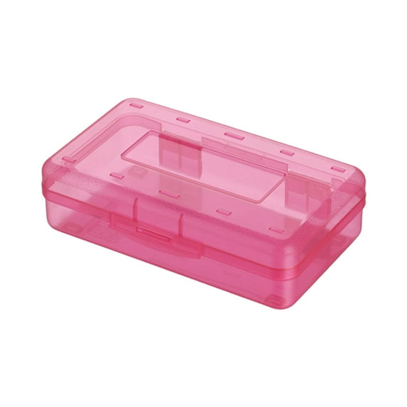 Hard Pencil Box Clear Pencil Case High Capacity Pen Box Colored Pencil ...