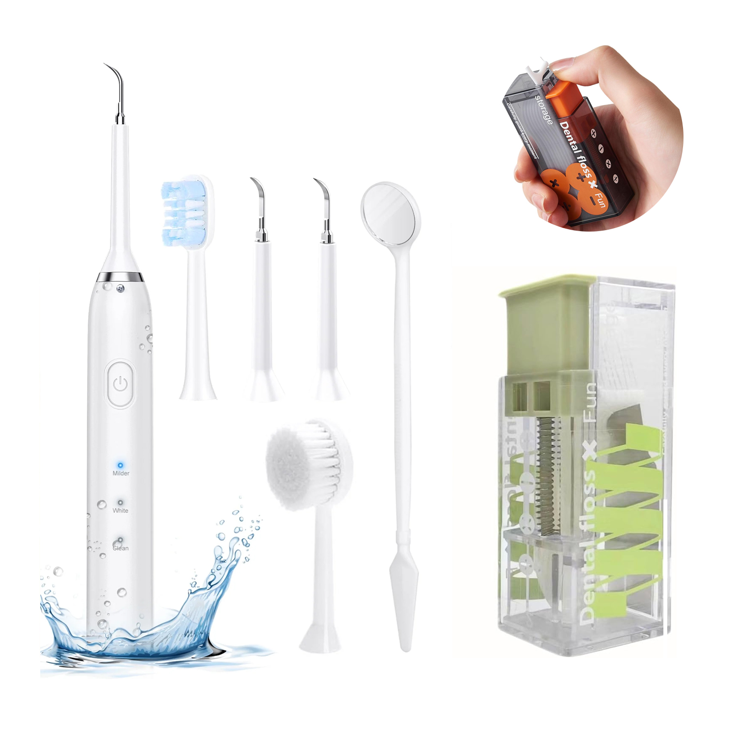 Hard Plaque Remover for Teeth, Electric Tartar Remover Oral Care Teeth ...