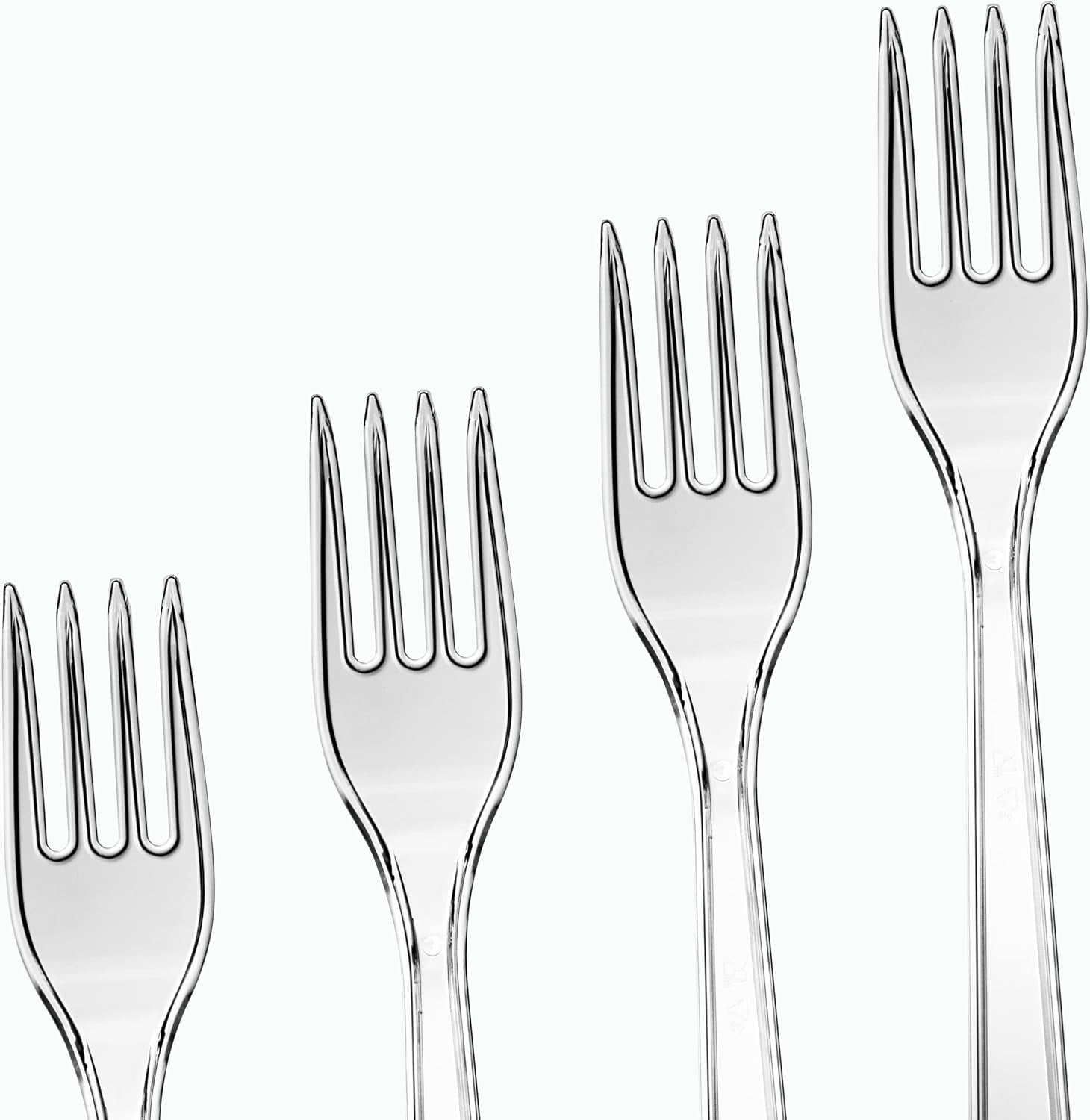Hard Plastic Full Size Cutlery For Outdoor Adventures, Extra Heavy Duty ...