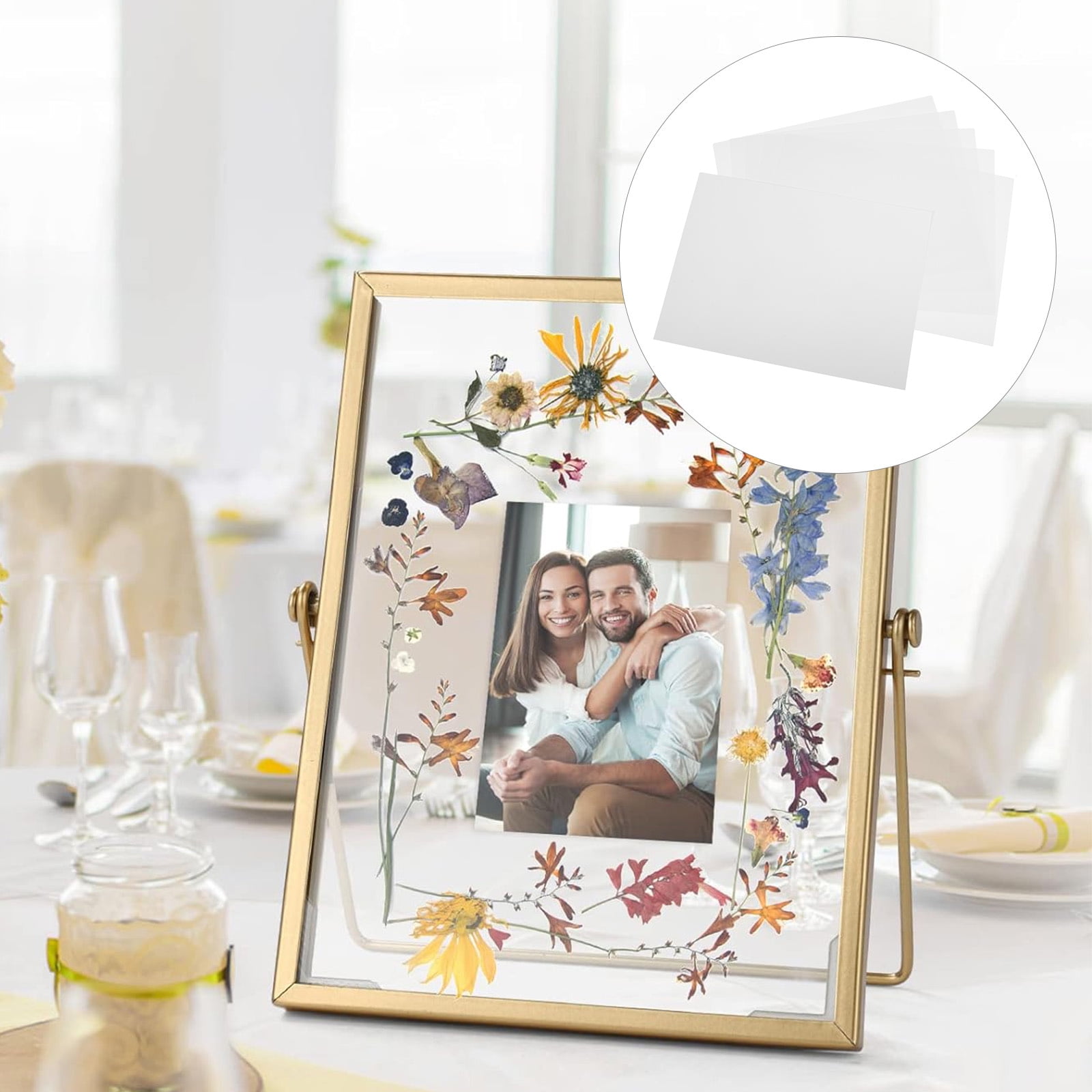 Hard Plastic Sheet Protectors,10Pcs PVC Sheet Picture Frame Sheet DIY ...