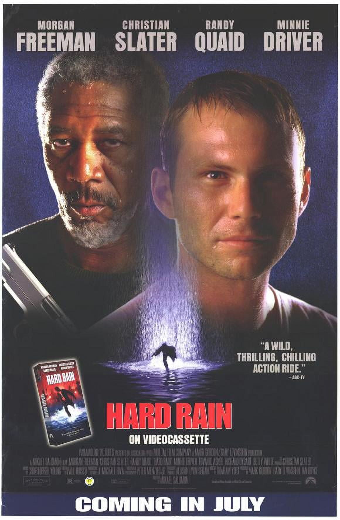 Hard Rain - movie POSTER (Style B) (11" x 17") (1997) - Walmart.com