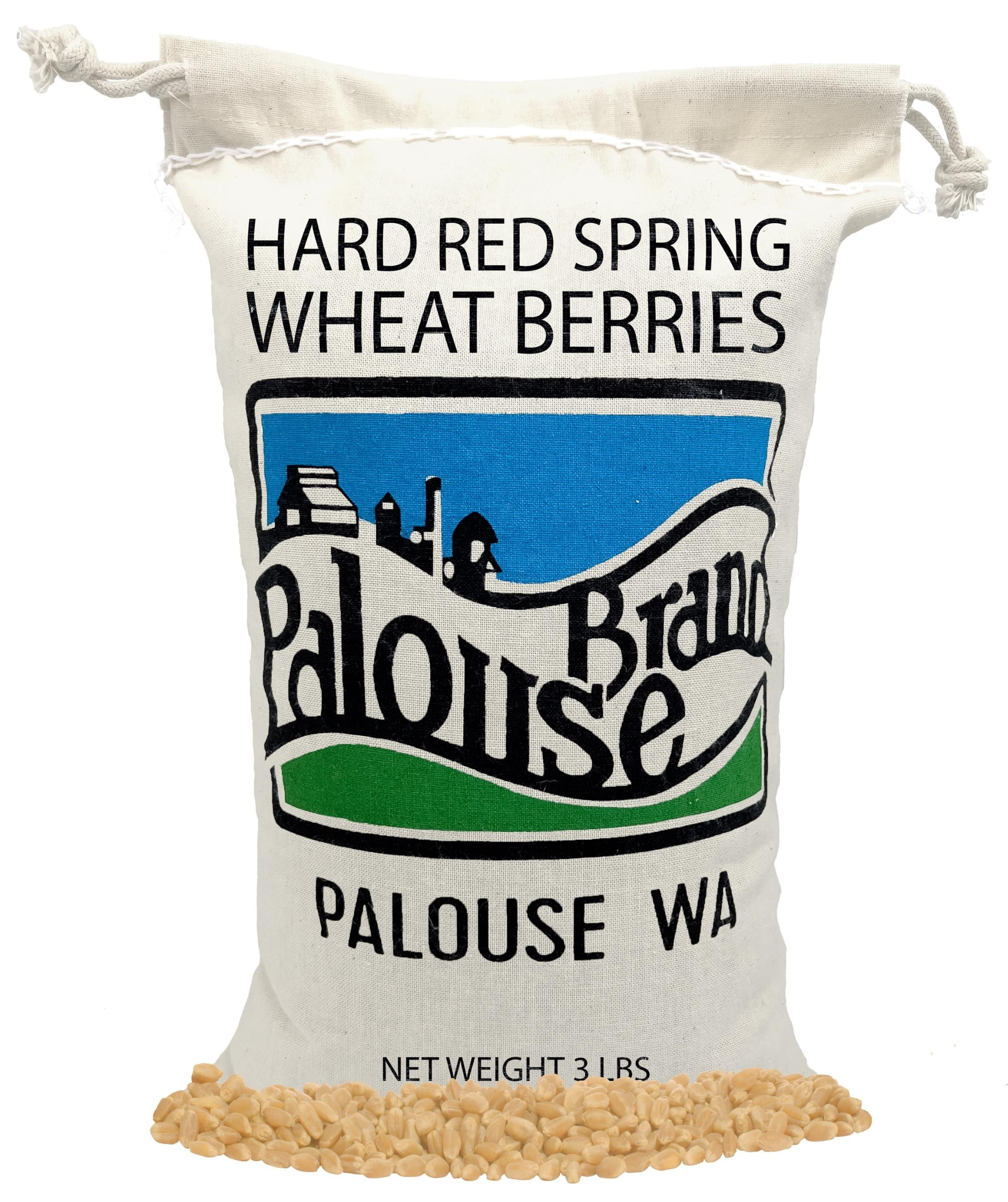 Hard Red Spring Wheat Berries | Non-GMO | 3 lbs | Palouse Brand | USA ...