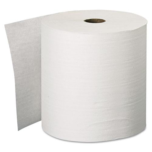 Kleenex White Hard Roll Paper Towels, 8" x 600 ft, 1.5" Core, 6 Rolls ...