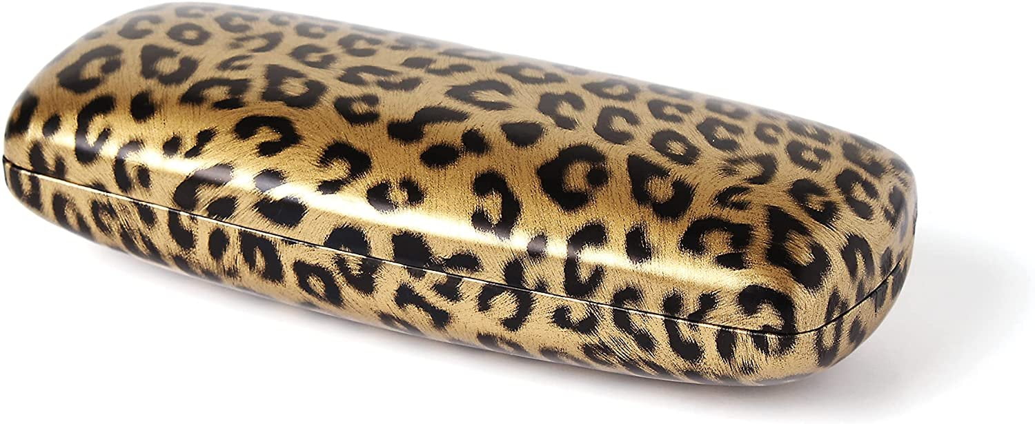 Hard Shell Eyeglass Case Clamshell Fits Small to Medium Frame Glasses ...