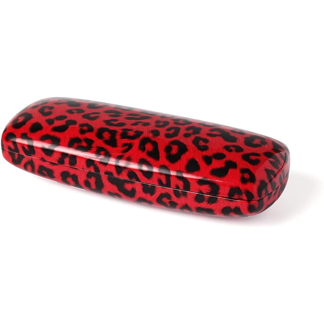 Hard Shell Eyeglass Case Clamshell Fits Small to Medium Frame Glasses ...