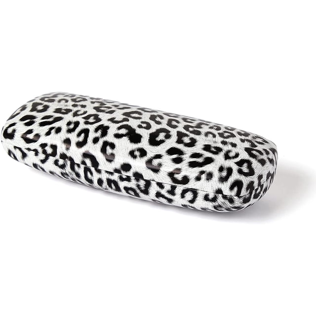 Hard Shell Eyeglass Case Clamshell Fits Small to Medium Frame Glasses Sunglasses for Women Men ...