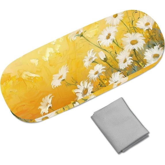 Hard Shell Glasses Case Leather Sunglasses Cases Eyeglasses Pouch ...