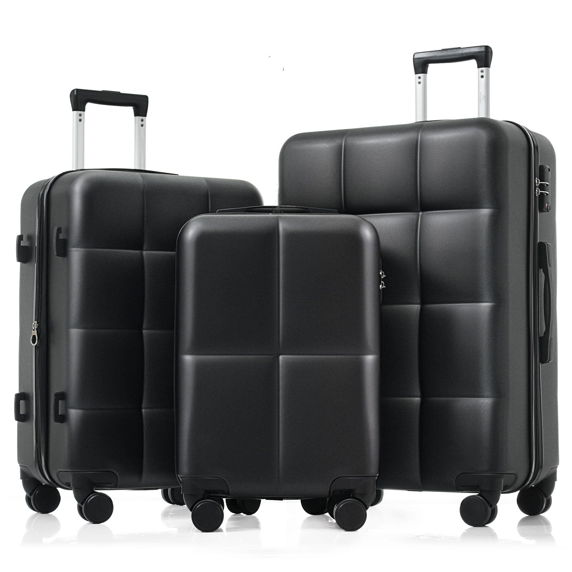 Hard Shell Luggage Luggage Set of 3, Airline Certified Carry-on Luggage ...