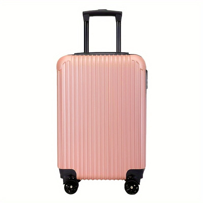 Hard Shell Luggage Suitcase With Password, 20inch Carry On Striped ...