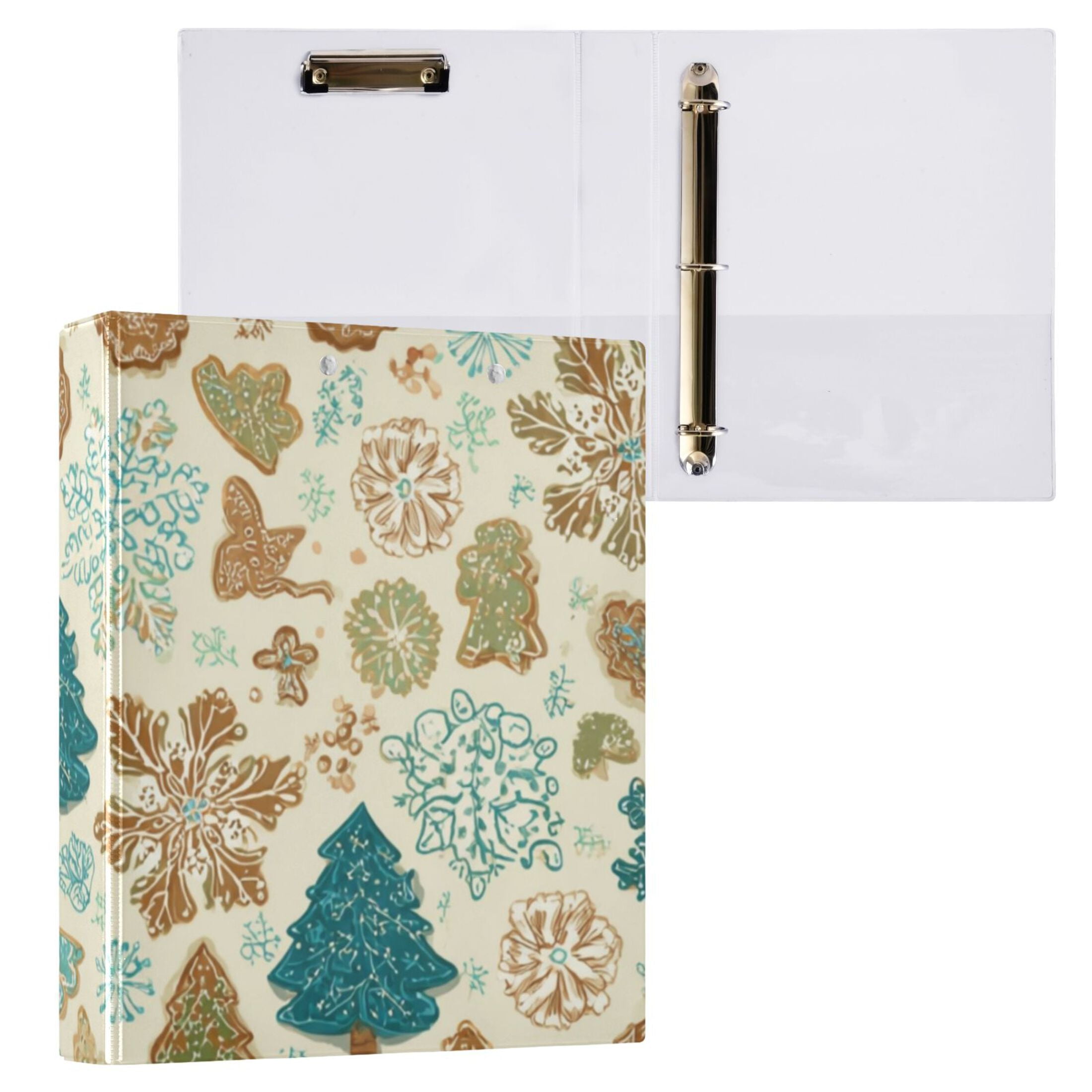 Hard Shell Ring Binder With Clip Holds 200 Sheets Office Home ...