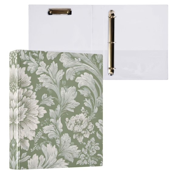 Hard Shell Ring Binder With Clip Holds 200 Sheets Office Home ...