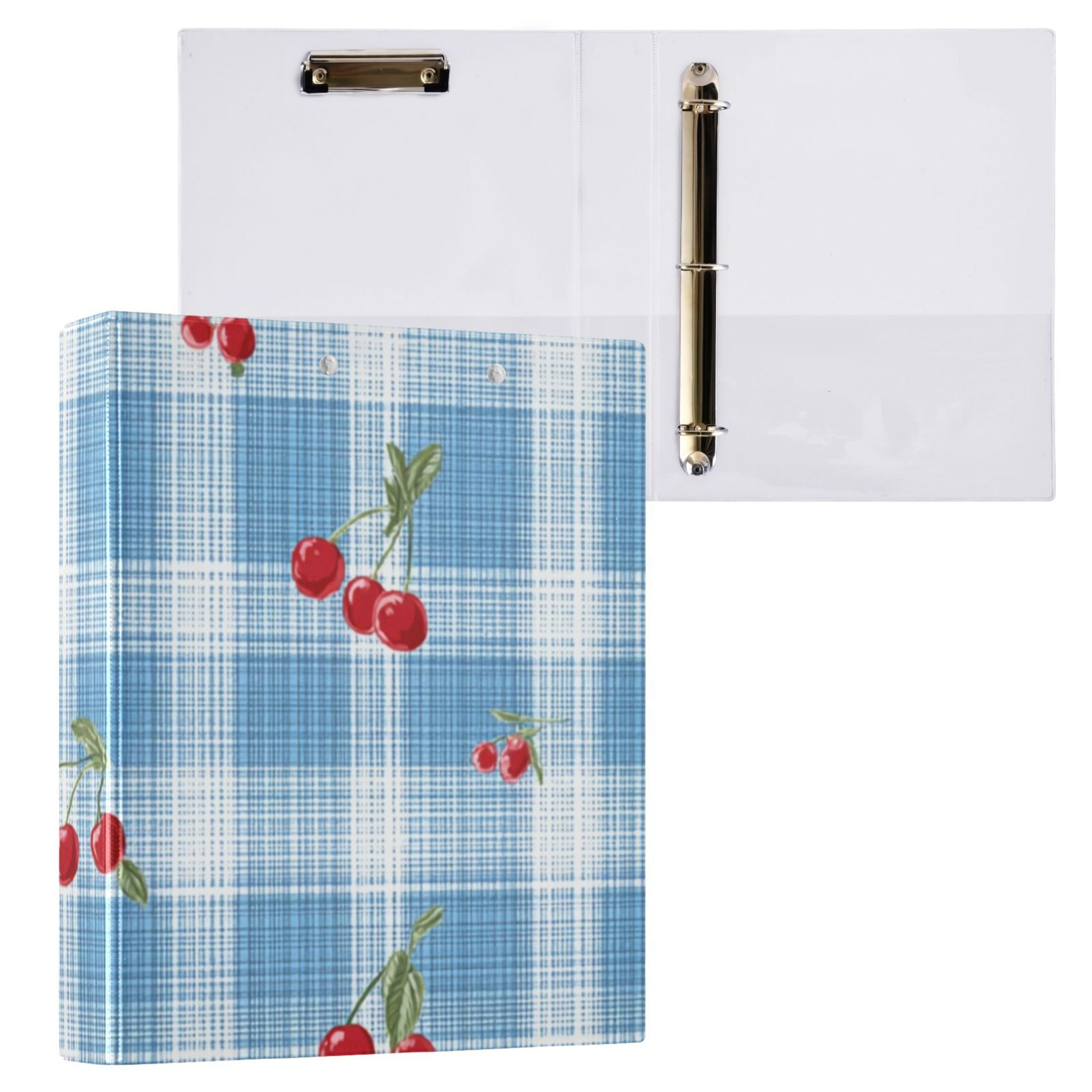 Hard Shell Ring Binder With Clip Holds 200 Sheets Office Home ...