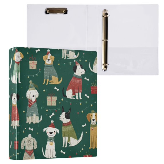 Hard Shell Ring Binder With Clip Holds 200 Sheets Office Home ...