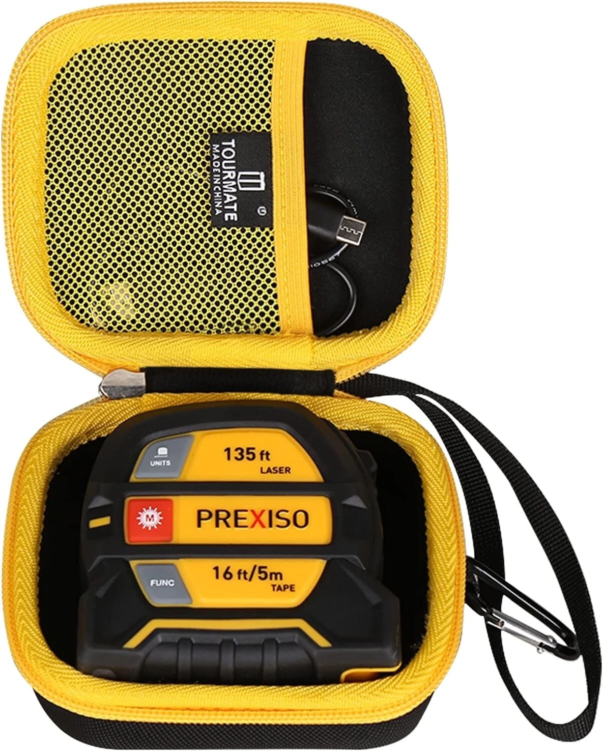 Hard Storage Case For Prexiso 2-In-1 Rechargeable 135Ft Laser Tape ...
