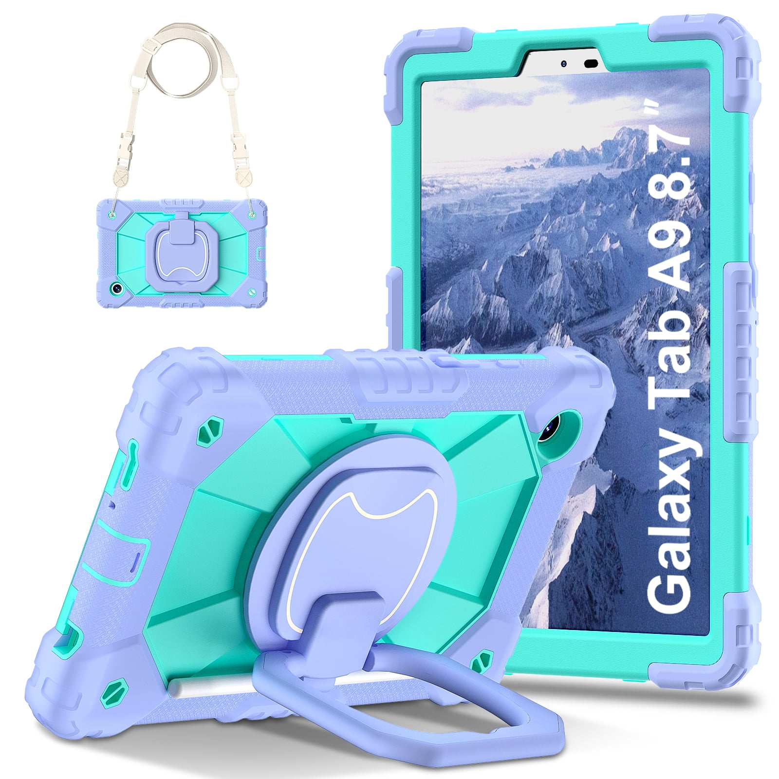 Heavy Duty Shockproof Hard Case for Samsung Galaxy Tab A9/A11 (8.7 ...